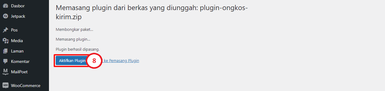 Cara Install Plugin Ongkos Kirim via Dashboard Wordpress - Tonjoo Studio