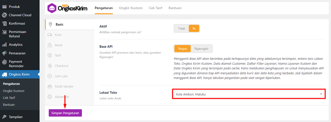 Cara Konfigurasi Plugin Ongkos Kirim untuk Toko Online - Tonjoo Studio
