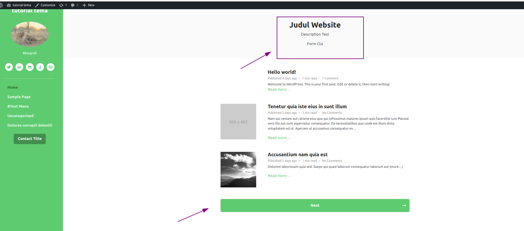 Cara Membuat Theme WordPress (Part 6): Paginasi dan Theme Options - Tonjoo Studio