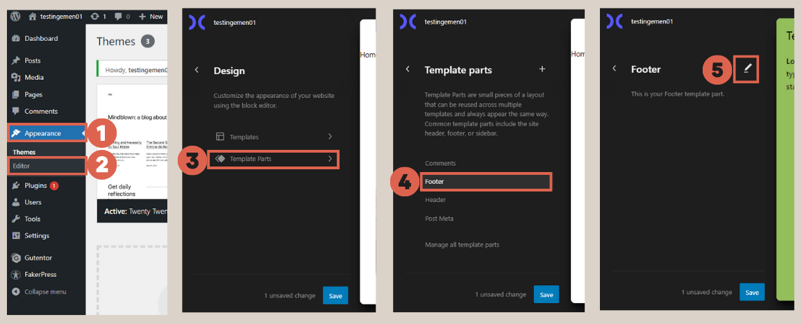 Gutenberg Tutorial Part 9 How To Create Responsive Header And Footer