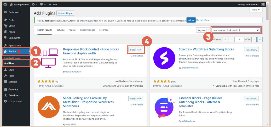 Gutenberg Tutorial Part 9 How To Create Responsive Header And Footer