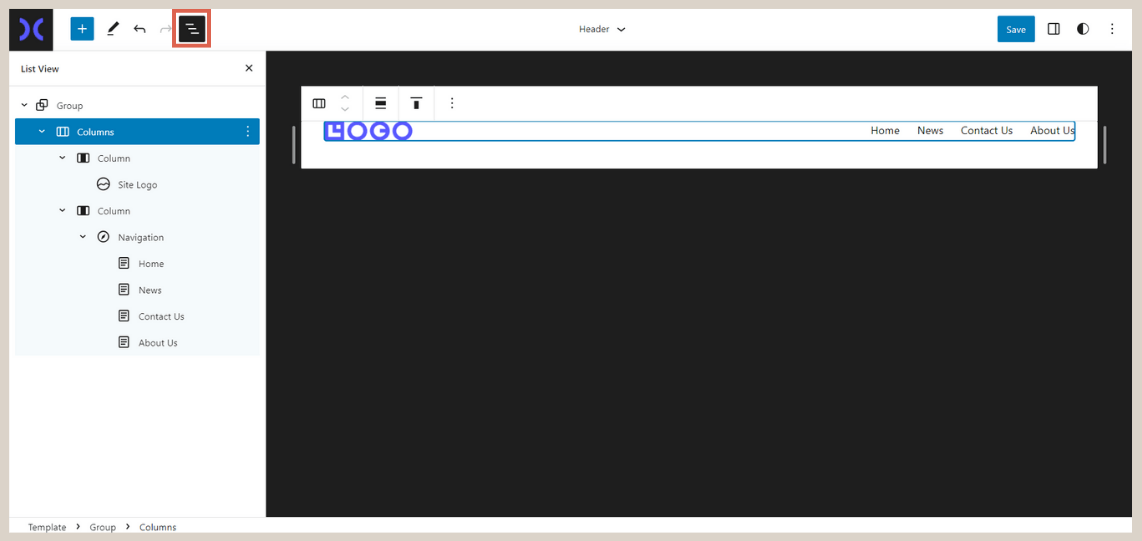 Gutenberg Tutorial Part 9 How To Create Responsive Header And Footer