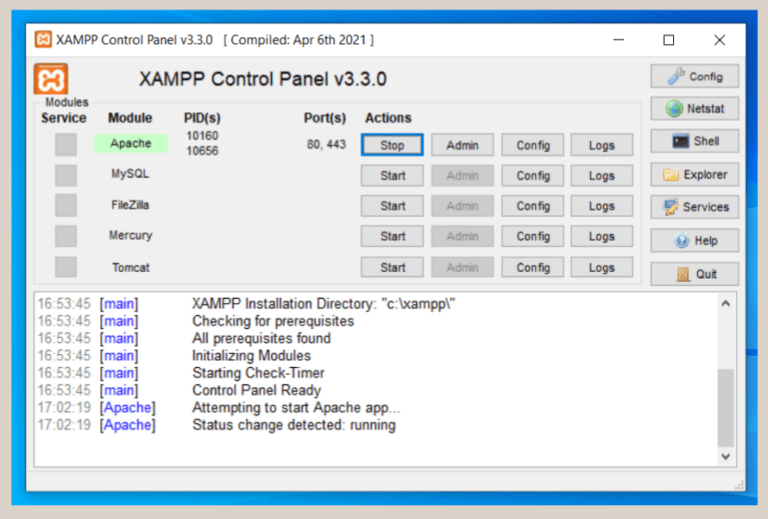 2 Cara Mengatasi Error Apache Shutdown Unexpectedly Di Xampp Tonjoo